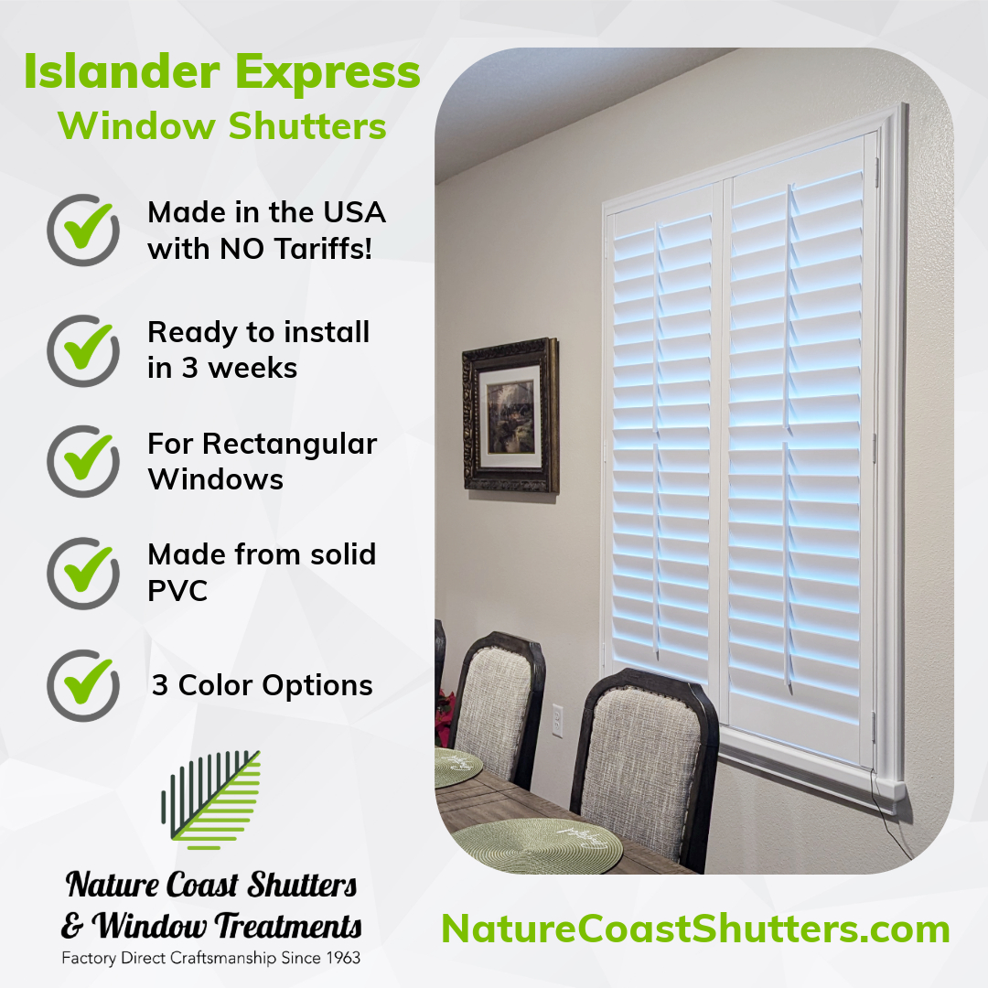 Nature Coast Shutters & Window Treatments in Tampa, FL