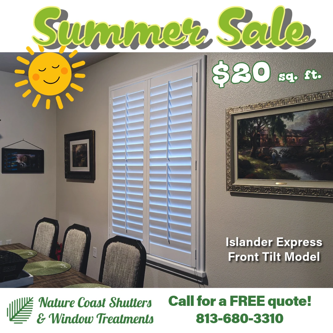 Plantation Shutters in Pasco, Tampa, Hernando & Hillsborough | Fall in Love with Your Windows